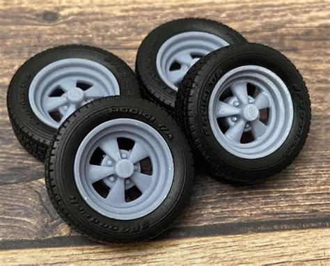 124 Scale 17 Inch “cragar Ss” Model Car Wheelstires Resin 3d Ebay