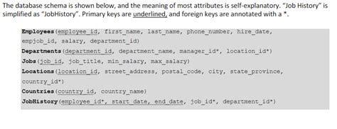 Solved Cask 4 Relational Database Model This Section