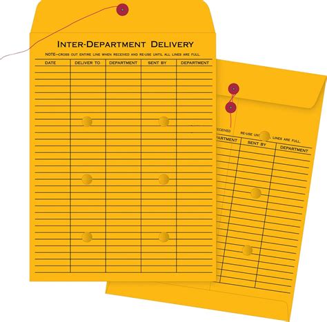 Free Interoffice Mail Envelope Template Free Printable Templates Free