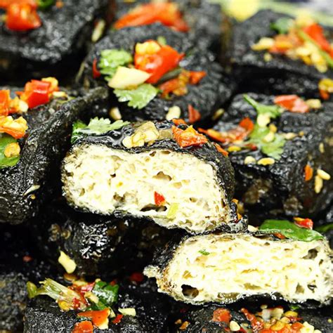 长沙臭豆腐生胚商用半成品湖南零食小吃自己油炸黑白色臭干子批发