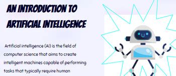 Introduction To Artificial Intelligence AI Lesson Machine Learning Activities