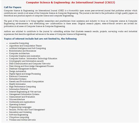 Cseij Journal On Linkedin Computerscience Cse Cryptography Database Artificialintelligence