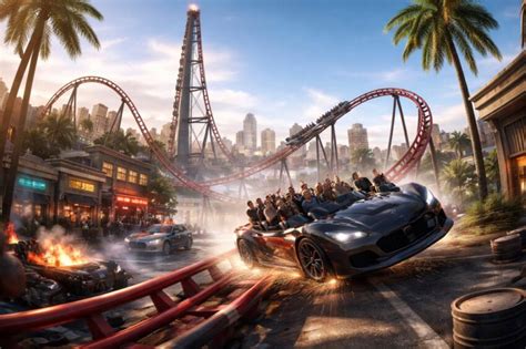 Universal Orlando To Open Fast And Furious Hollywood Drift Roller