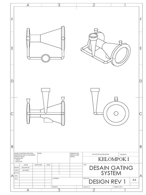 Design Rev 1 Desain Gating System Kelompok I Download Free Pdf Nature