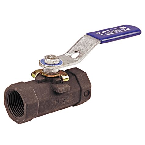 Nibco One Piece Carbon Steel Ball Valve Reduced Port Locking Lever Handle Fig No T 560 Cs R