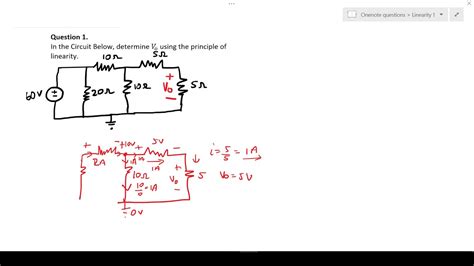 Linearity Example 1 Youtube