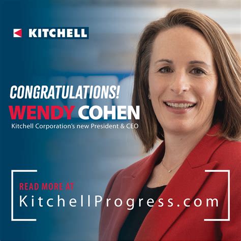 Wendy Announcement Kitchell Progress