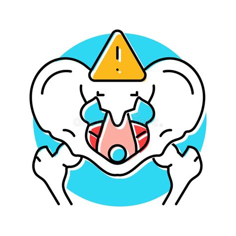 Thyroid Disorders Woman Disease Color Icon Vector Illustration Stock