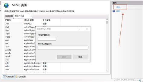 Iis Mime设置 Csdn博客