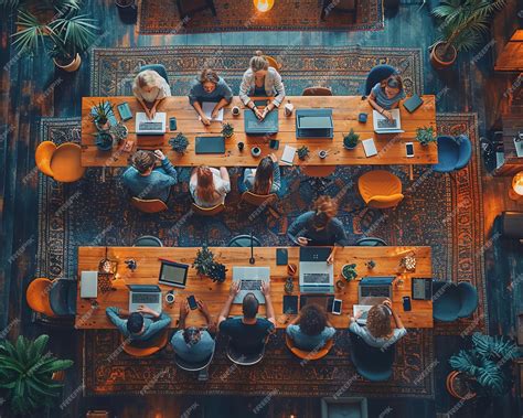 Premium Photo Seamless Collaboration In Modern Corporate Meeting