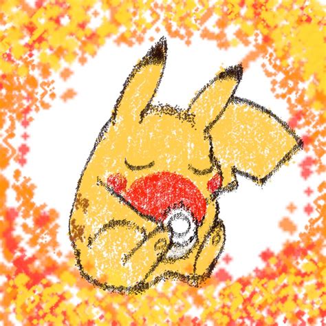 For U Justalilchu Pikachu Hugging A Pokeball Scrolller
