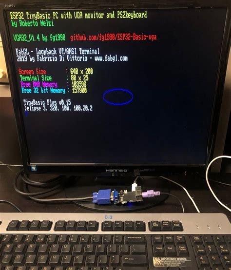 Esp32 Basic Pc With Vga Output 7 Steps Instructables