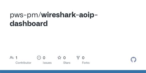 Github Pws Pm Wireshark Aoip Dashboard