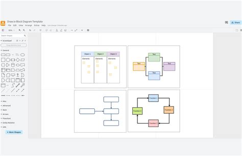 Free Block Diagram Template In To Download