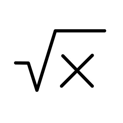 Square Root Thin Icon By Friconix Fi Xtluxl Square Root Thin Thin