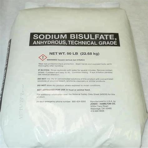 Sodium Bisulfate For Disinfectant And Dyeing Auxiliaries Cas 7681 38 1 Sodium Pyrosulfate China