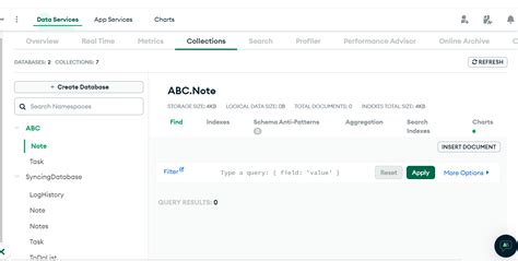 How To See Auditevent Collection In For My App In Atlas Atlas Device Sync Mongodb Developer