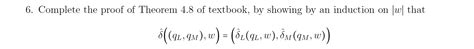 Solved Complete The Proof Of Theorem Of Textbook By Chegg