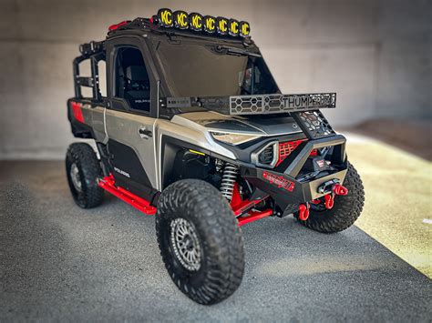 Tf231904 Polaris Ranger 1500 Xd Hood Rack Thumper Bumper Thumper Fab