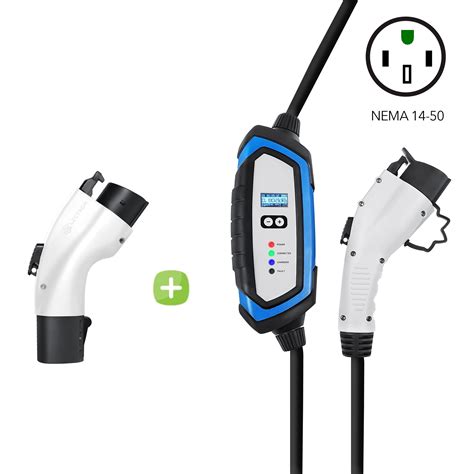 Lectron Bundle J1772 Nema 14 50 Plug 32 Amp Electric Vehicle Ev