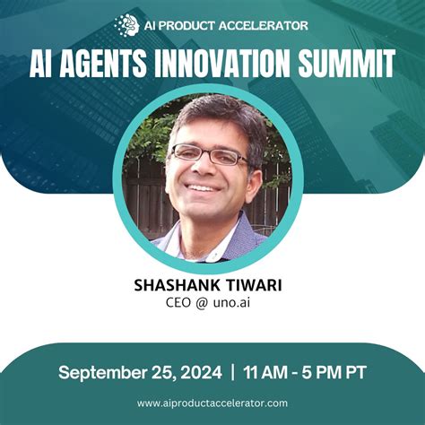 Ai Product Accelerator On Linkedin 🎙️ Introducing Shashank Tiwari Is The Co Founder And Ceo