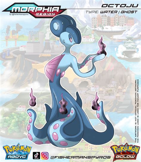 9 Octoju Morphia Regional Dex By Spyrosbionic On Deviantart Pokémon Species Pokemon