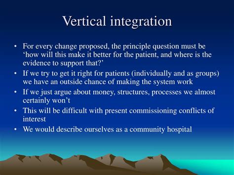 ppt vertical integration you know it makes sense powerpoint presentation id 204546