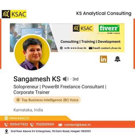 Ks Analytical Consulting On Linkedin Topvoice Leadership Powerbi Datascience Dataanalytics