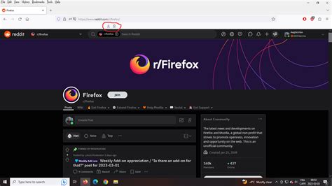 Why My Icons Moved To The Middle Of The Overflow Menu Rfirefox