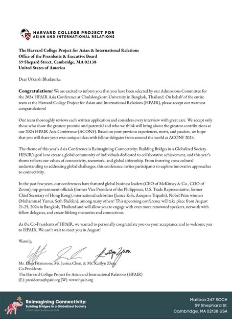 Utkarsh Bhadauria On Linkedin Hpair2024 Harvardasiaconference