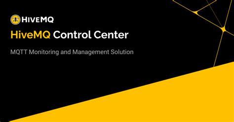 Hivemq Control Center Mqtt Monitoring And Management Solution