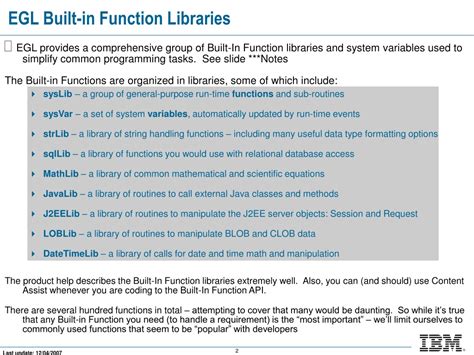 Ppt Egl Built In System Function Libraries Powerpoint Presentation Free Download Id9144269