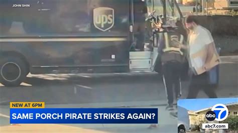 Brazen Socal Porch Pirate Strikes Again Suspect Waits Outside Houses