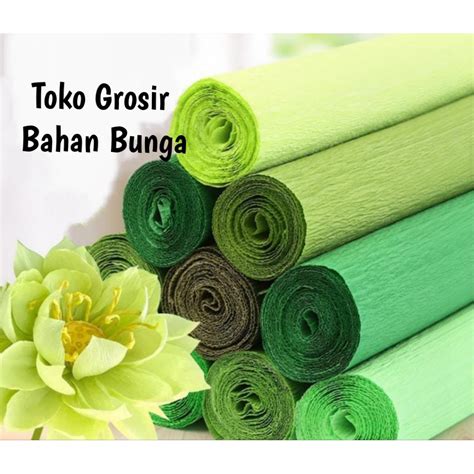 Jual 1 Roll Kertas Krep Italy 50 X 250 Cm Kertas Crepes Italy Krep Italy Tissue Crepe Tisu