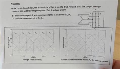 Solved Draw The Waveforms Problem Ll In The Circuin Show