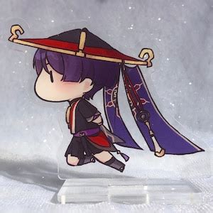 Hikari Genshin Impact Chibi Scaramouche Sumeru Wanderer Raiden Etsy