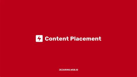 content placement master seni