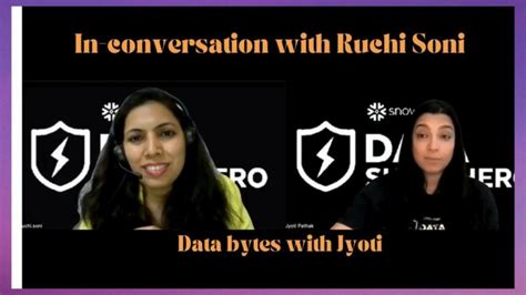 Databytes With Jyoti Meet Ruchi Soni Ruchi Soni