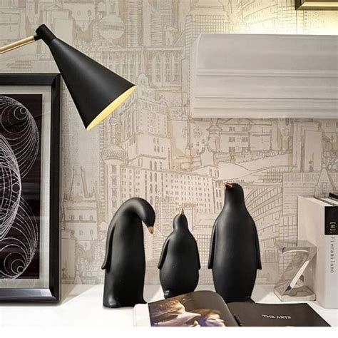 کمدا قیمت و خرید ست مجسمه پنگوین رنگ سایز