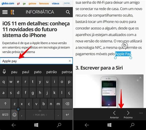 CTRL F no celular dicas para pesquisar nas páginas da web