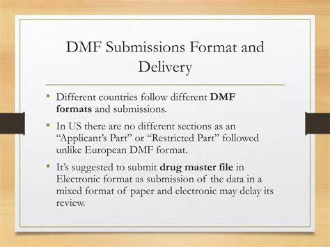 Basics Of Drug Master Files Pptx