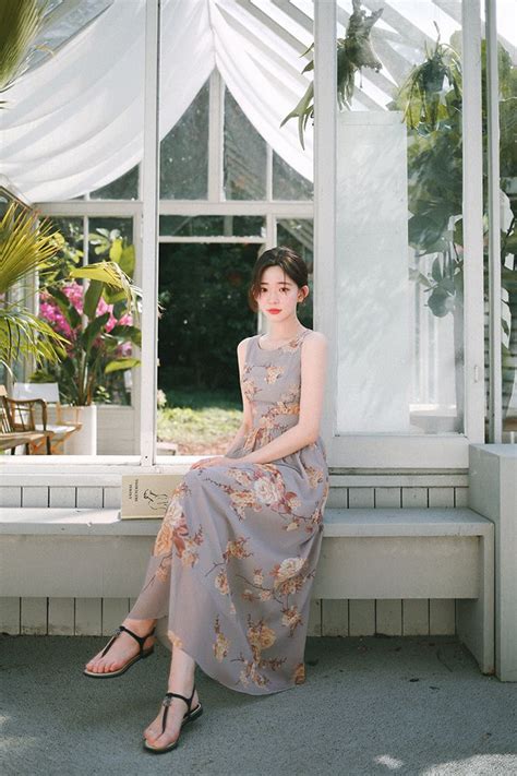 Milkcocoa 소녀 의상 한국 옷스타일 아름다운 아시아 소녀