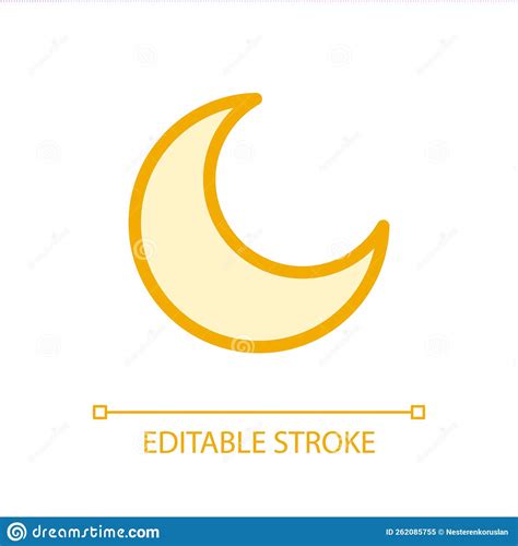 Night Mode Pixel Perfect Glassmorphism Ui Icon Stock Vector