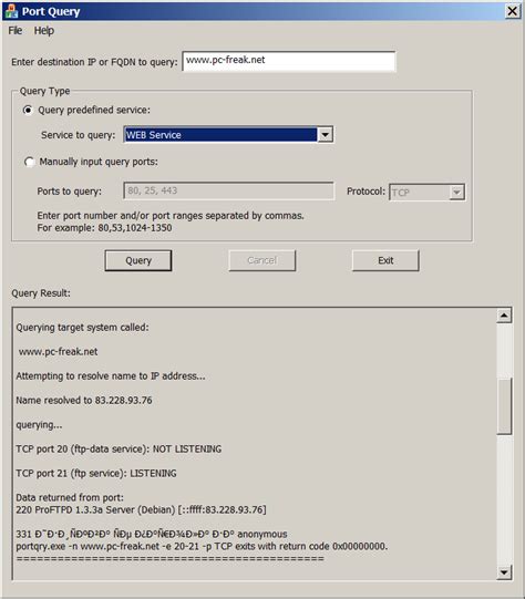Portqry Native Windows Command Line Nmap Like Port Scanner Check Status Of Remote Host Ports