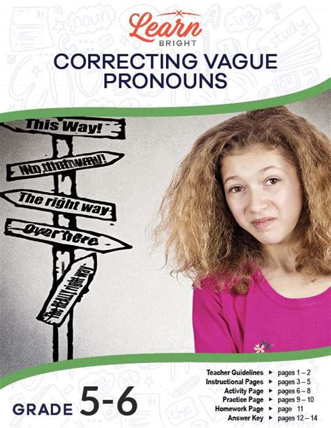 Correcting Vague Pronouns Free Pdf Download Learn Bright