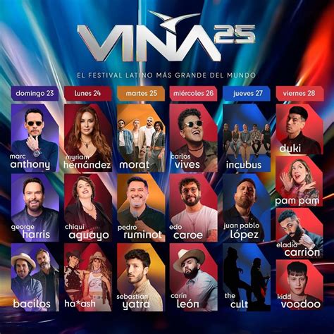 Festival De Viña Del Mar 2025 Quiénes Cantan Hoy Domingo 23 De Febrero