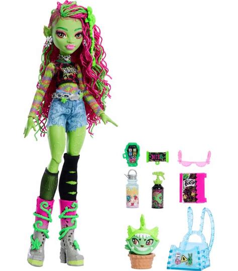 Monster High Venus Mcflytrap Con Chewlian De Mattel Juguetes Panre
