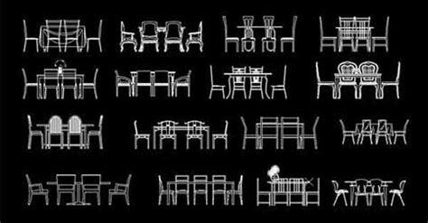 CAD Block Of Table And Chair In Elevation With Seated People CADBlocksDWG