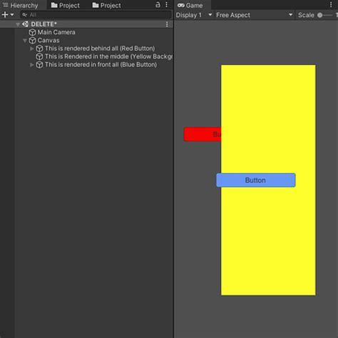 Unity Is Displaying UI Elements Behind Background Image Questions Answers Unity Discussions