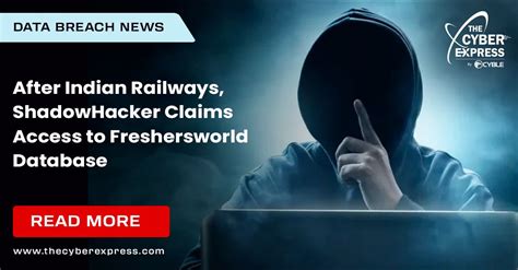 The Cyber Express On Linkedin Hacker Shadowhacker Freshersworldcom India Cyberattack